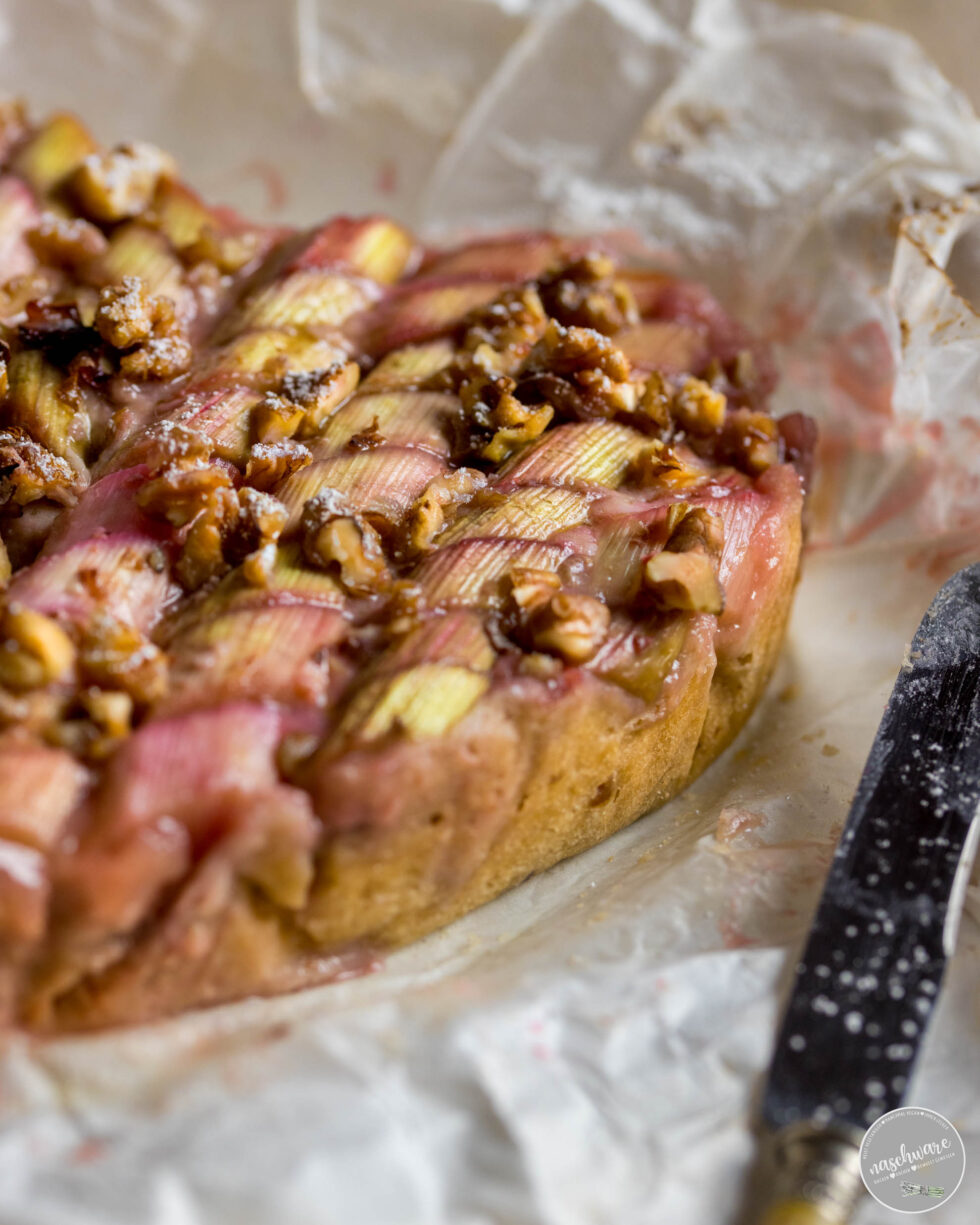 Rhabarberkuchen zum Muttertag - Rezept - naschware.de
